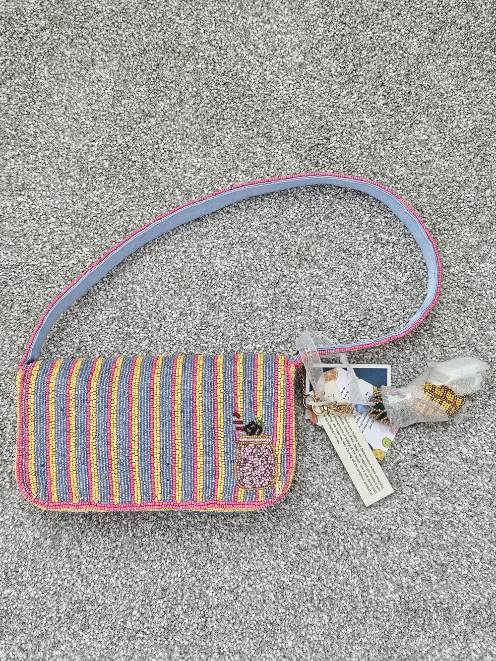 Marshalls | Bags | Marshalls Tropical Fruit Shop Beaded Bag | Poshmark